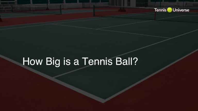 How Big is a Tennis Ball? - Tennis Universe
