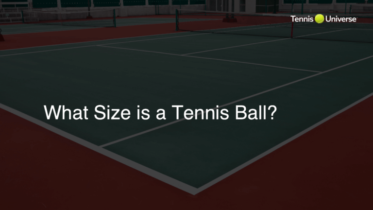 What Size is a Tennis Ball? - Tennis Universe